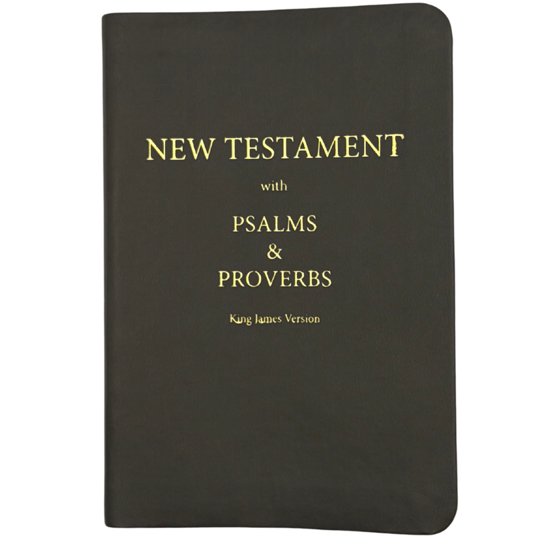English New Testament with Psalms & Proverbs, King James Version ...