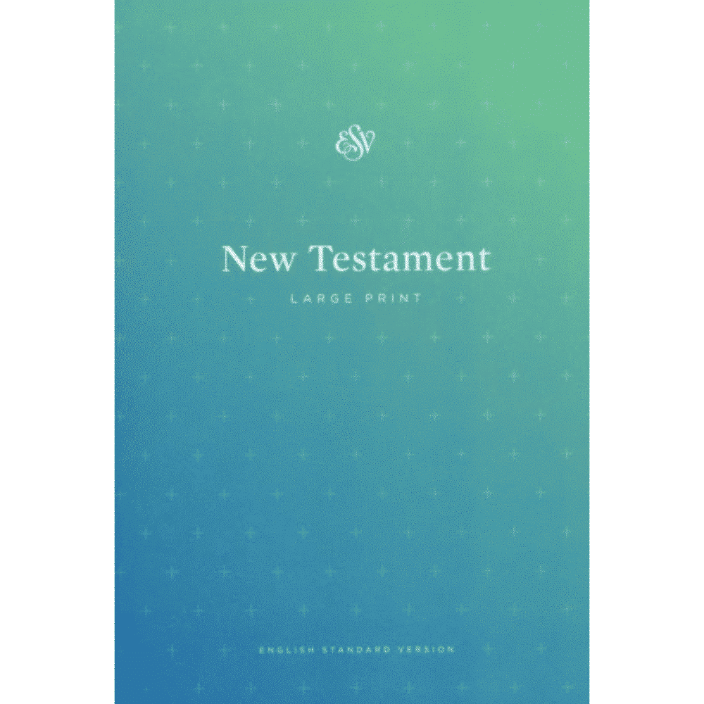 English, New Testament, ESV (Large Print, Softcover) - Shepherds Books